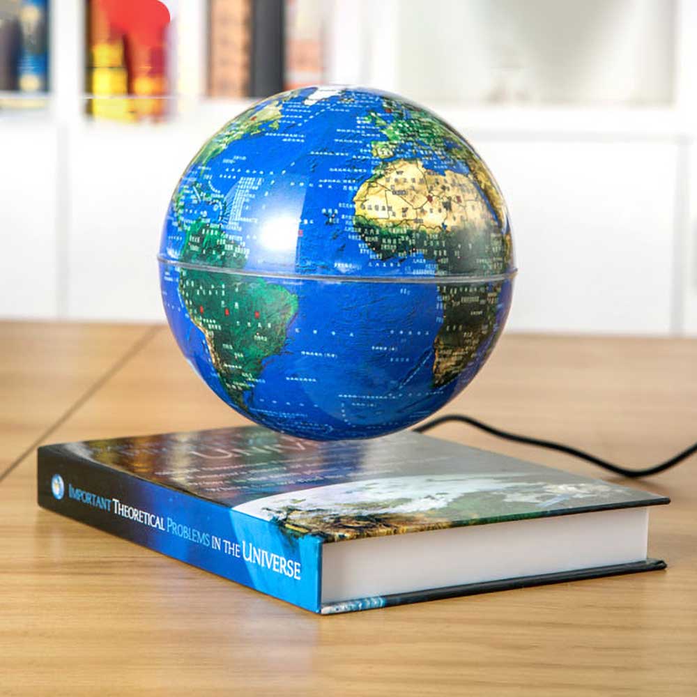 High Grade Book Electronic Magnetic Levitation Floating Globe 6 Inch ...