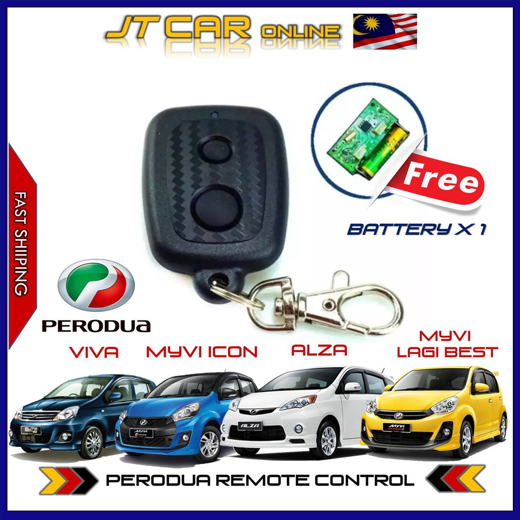 Perodua Alza & New Myvi Lagi Best Icon Viva Elite 2013 Alarm Remote ...