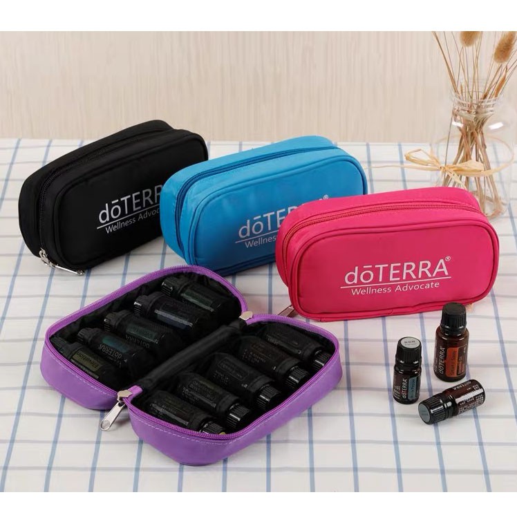 READY STOCK doTERRA Essential Oil Travel Bag 10 bottles Home Essential ...