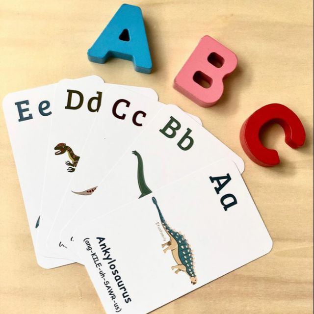Early learning Flashcard Dinosour alphabet ABC for kids | Shopee Malaysia