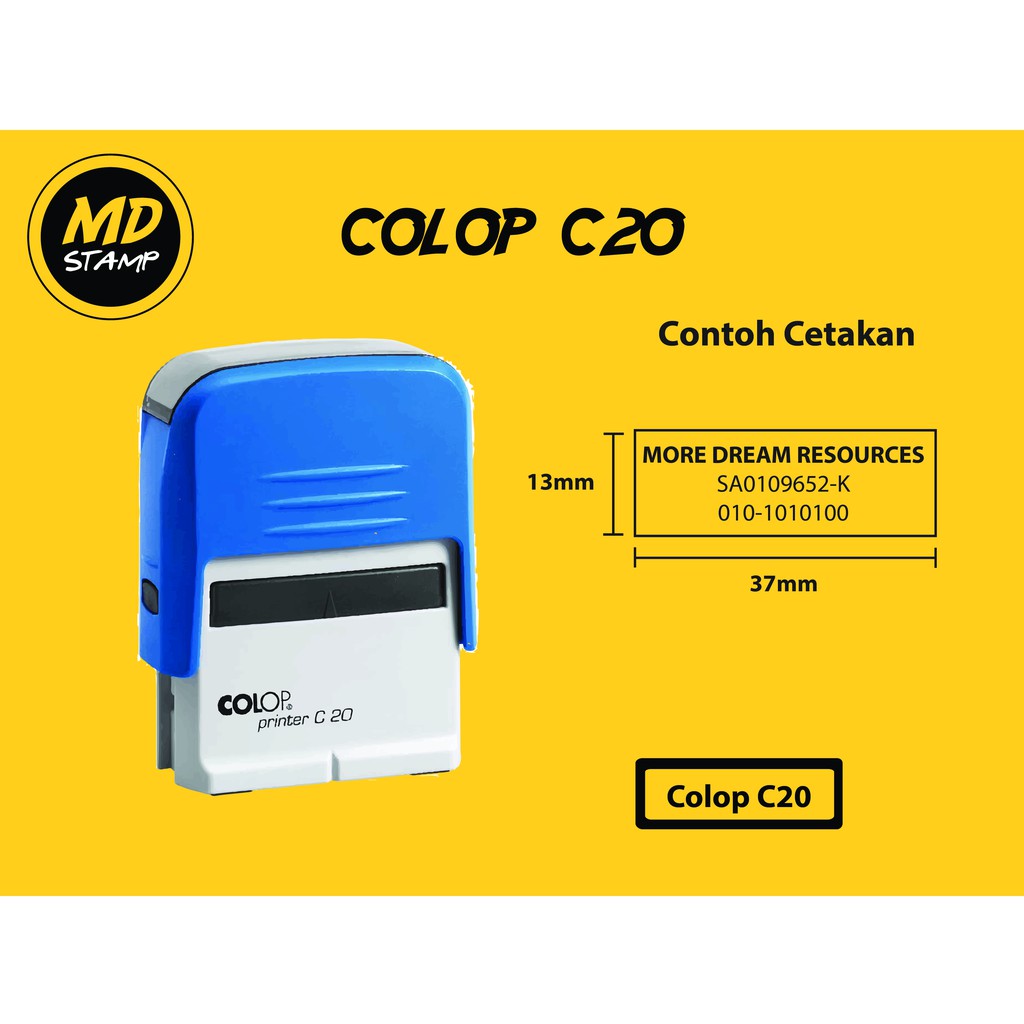 Rubber Stamp COLOP Printer Line Self-Inking Stamp C20 C30 C40 | COLOP ...