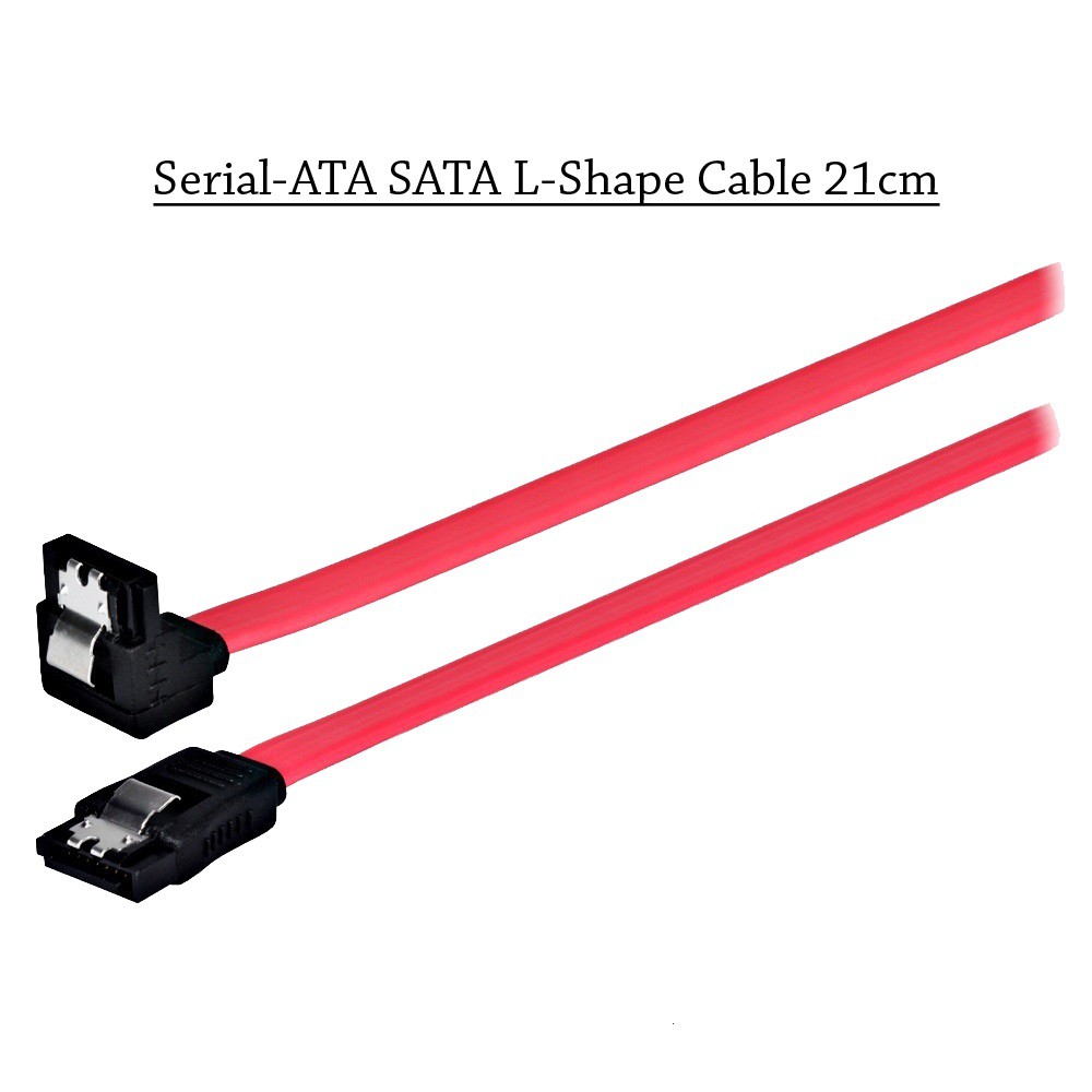 Serial-ATA SATA L-Shape Cable 21cm (Used) | Shopee Malaysia