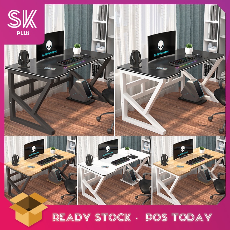 SKPLUS 120cm Home Wooden Widen Desktop Gaming Table Student Computer ...