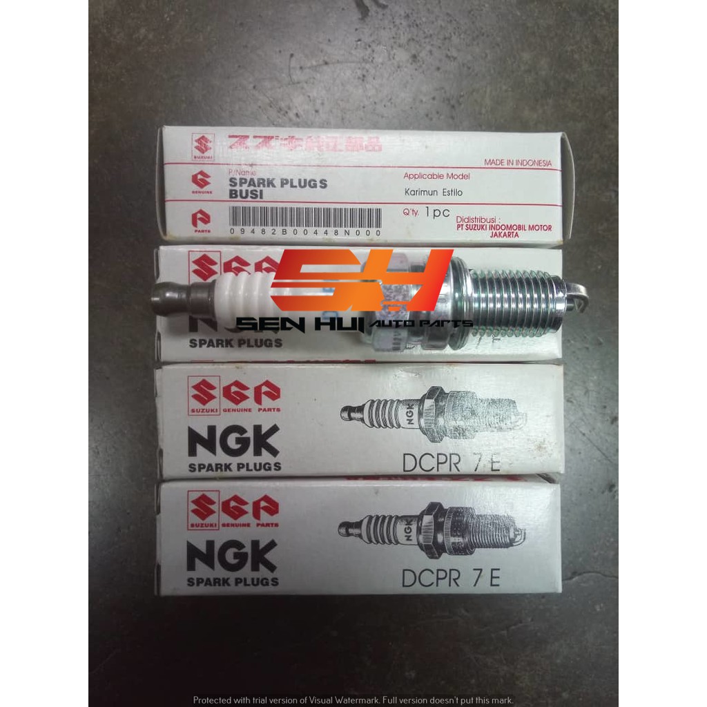 SUZUKI Super Carry Spark Plug DCPR7E 09482B00448N000 Genuine Part ...