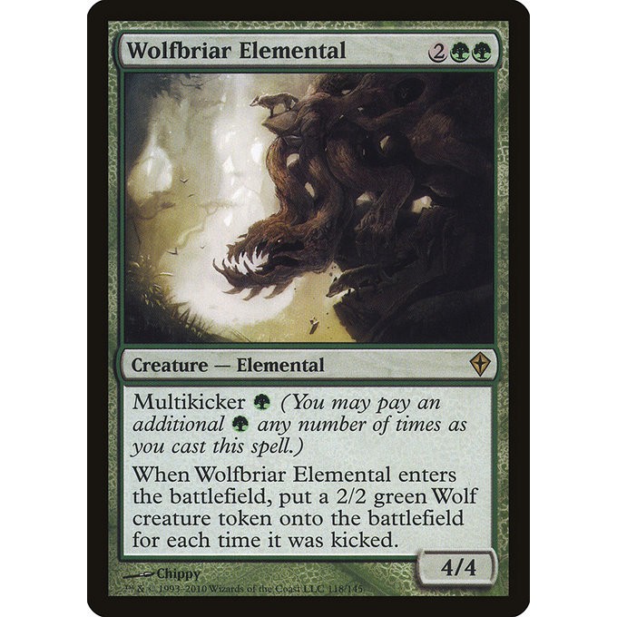 Wolfbriar Elemental | [WWK][R][Creature][MTG Singles] | Shopee Malaysia