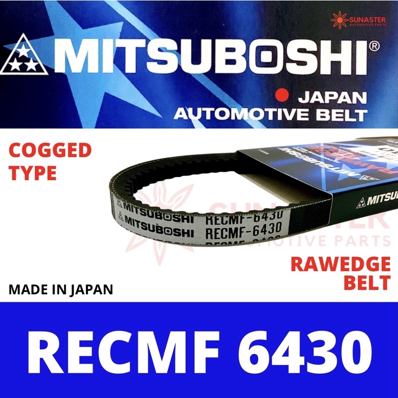 RECMF 6430 Mitsuboshi Fan Belt Aircond Belt Tali Kipas 3430 | Shopee ...