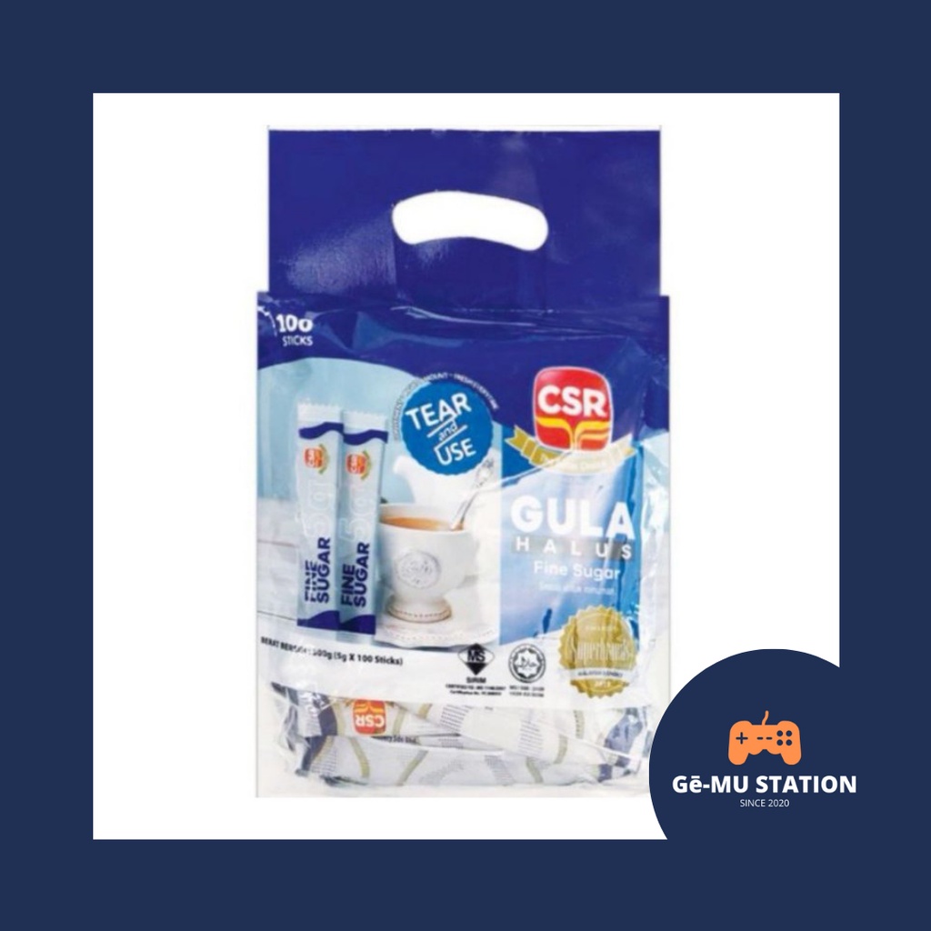 CSR Fine Sugar Sachet 5g X 100 (500g) | Shopee Malaysia
