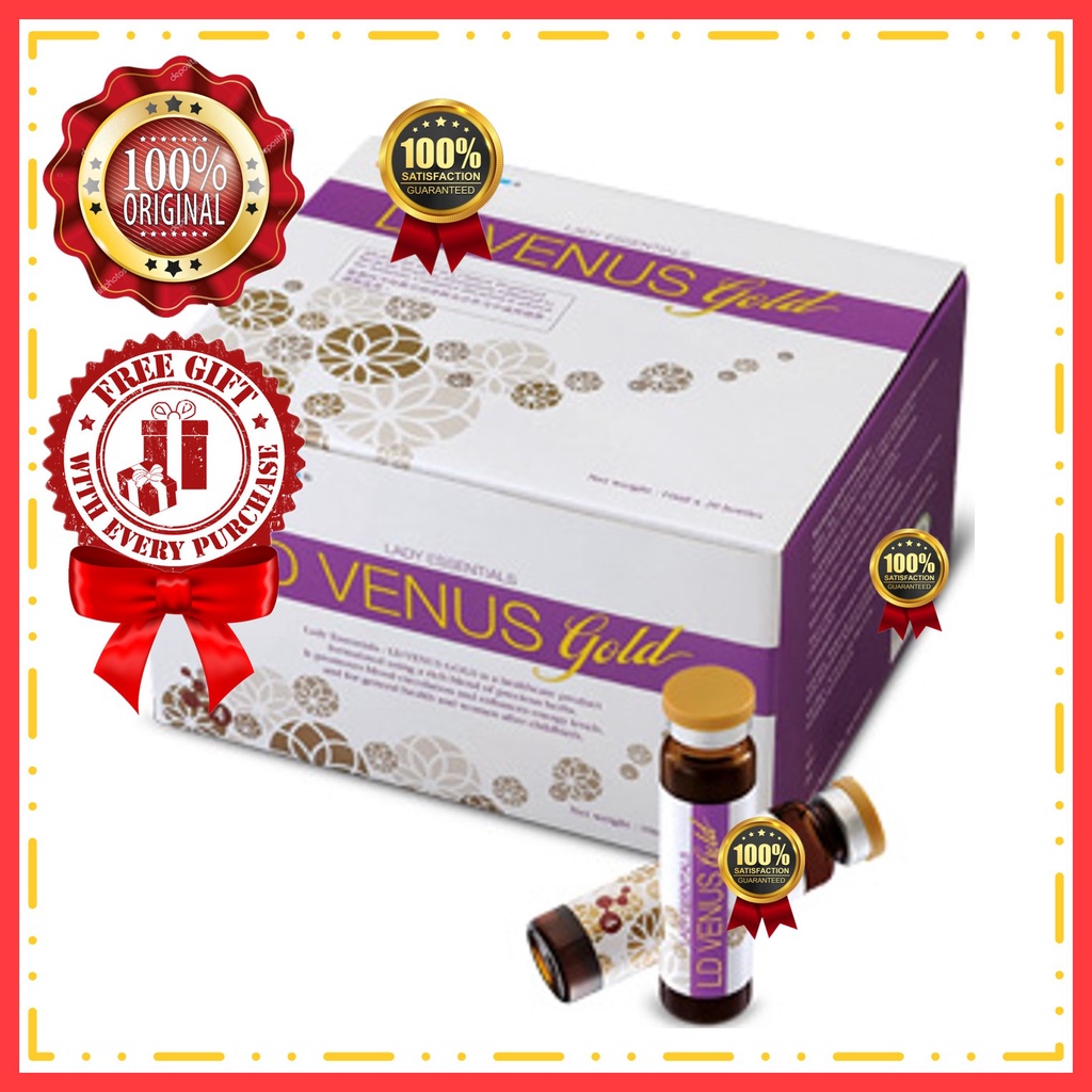 (100% Original)LD VENUS GOLD 10ML X 20 BOTTLES) (expired 10/2023 ...
