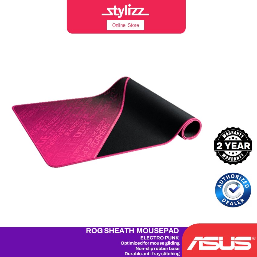 ASUS NC07 ROG Sheath Electro Punk Gaming Mouse Pad | Shopee Malaysia