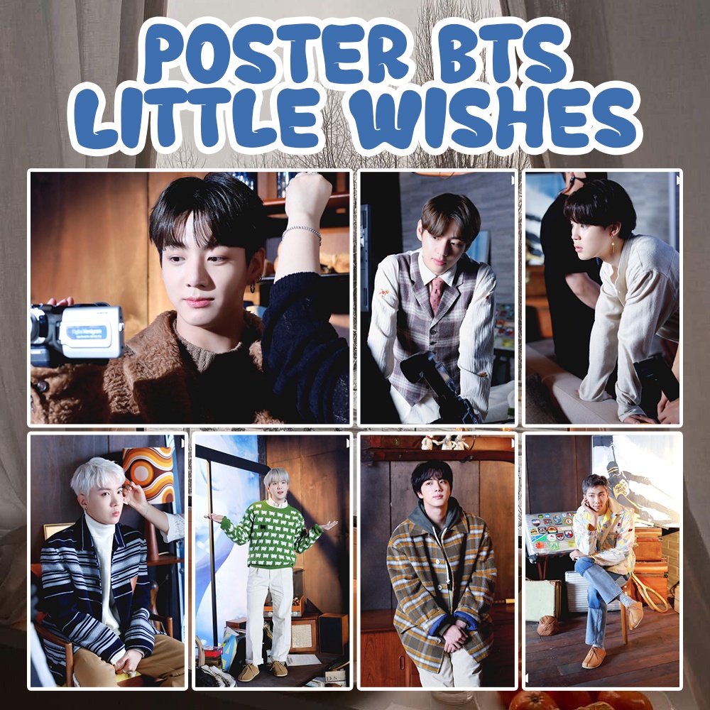 Bts LITTLE WISHES Poster | Kpop Poster A4 A5 A6 | Shopee Malaysia