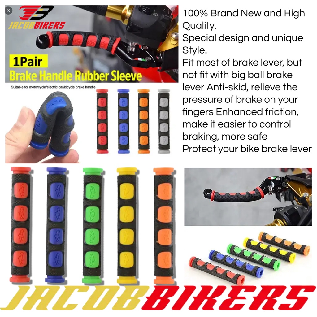 2pcs Motorcycle Universal Handgrip Guard Brake Clutch Lever Cover Hand ...