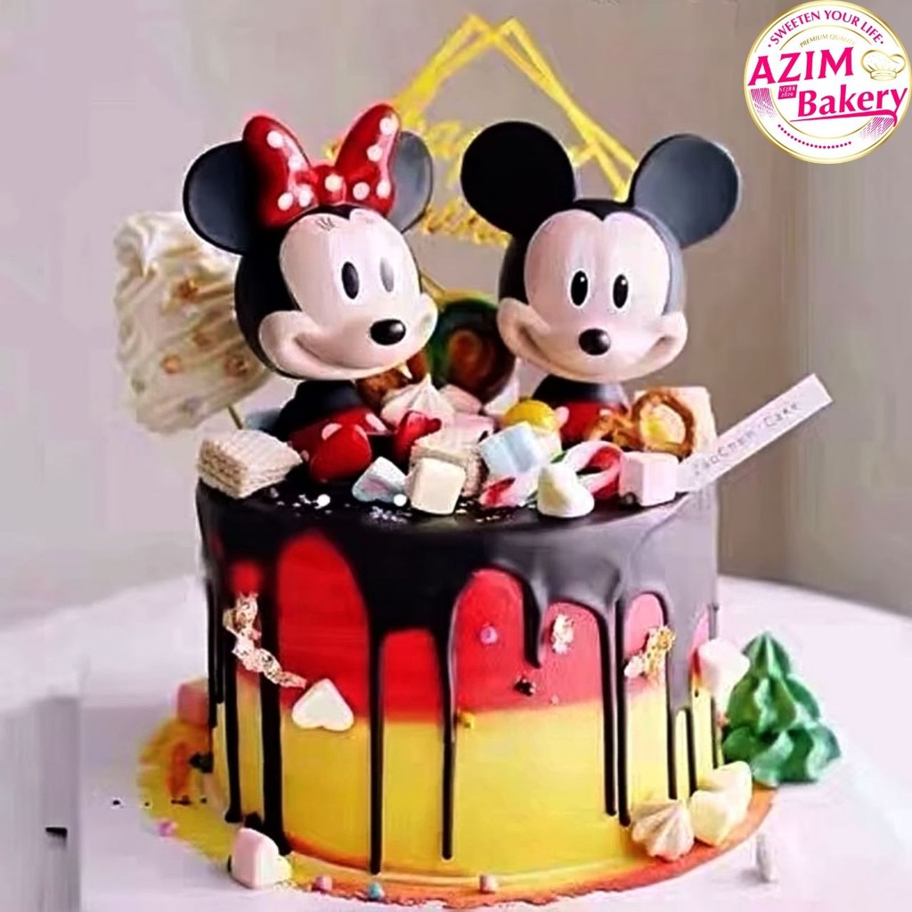 Cake Toys Minnie Mouse | Cake Toys Mickey | Cake Topper Mickey | Kek ...