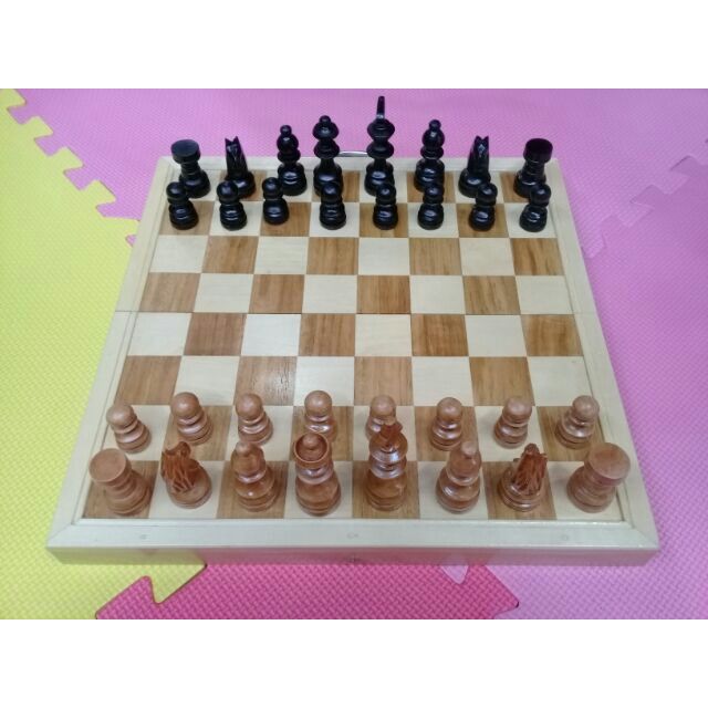 Wooden Chess Set Narra and Patino Wood | Shopee Malaysia