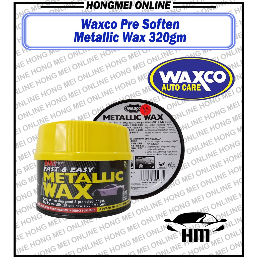 WAXCO Pre Soften Metallic Wax 320gm (MADE IN MALAYSIA) | Shopee Malaysia