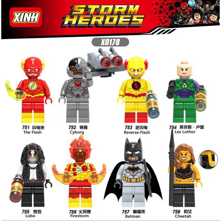 Set Minifigure XH751 752 753 754 755 756 757 & XH758 X0178 | Shopee ...