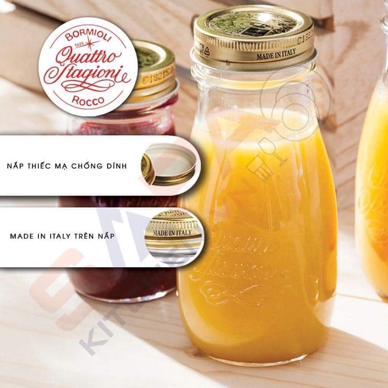 Quatash Bottle Screw Cap 400ml (Bormioli Rocco) | Shopee Malaysia