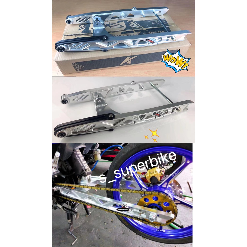 LC135-4S V1-V7 KING-DRAG CNC SWING ARM 55CM YAMAHA LC V2 V3 V4 V5 V6 ...