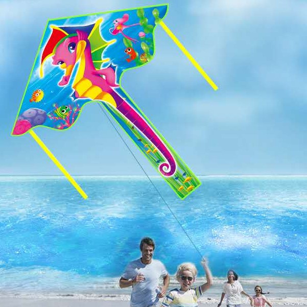 [Ready Stock] Cute Cartoon Triangle Kite With Long Tail 150cm Kites For ...