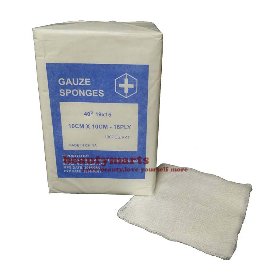Gauge Sponge 10cm x 10cm -16PLY | Shopee Malaysia