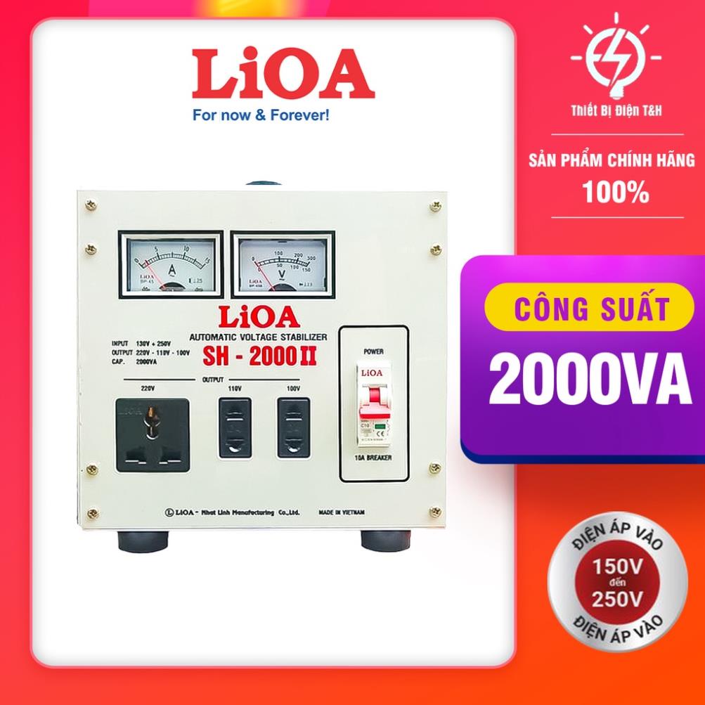 Lioa Voltage Stabilizer 2kva, 1 Phase, Power Range 150v, SH-2000II | Shopee Malaysia