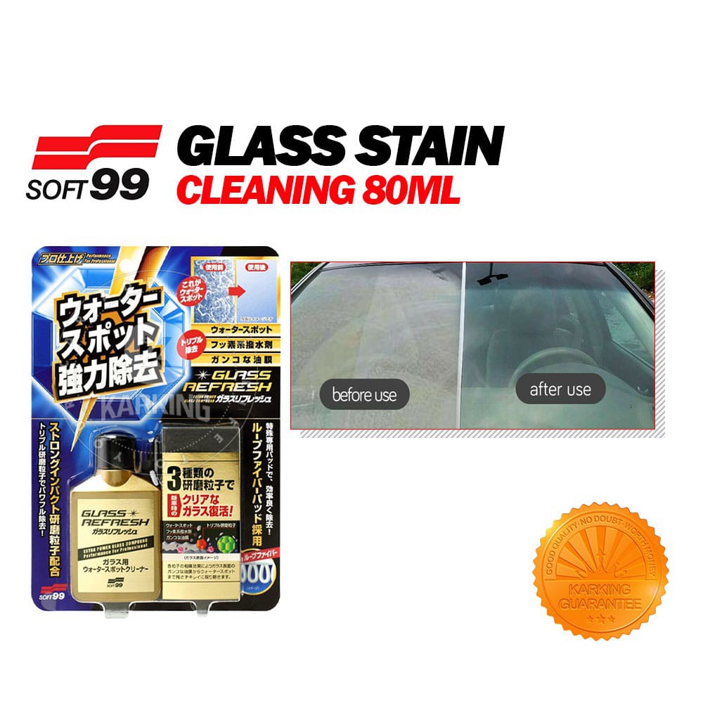 Soft99 Glass Stain Cleaner (80 ML) | Shopee Malaysia