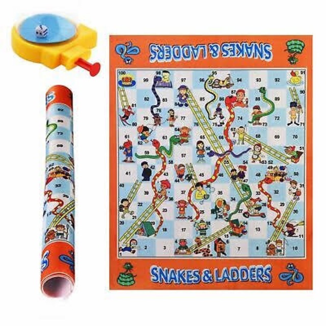 Local Seller / Snake Ladder Playmat Board Game / Playmat / 80x65CM ...