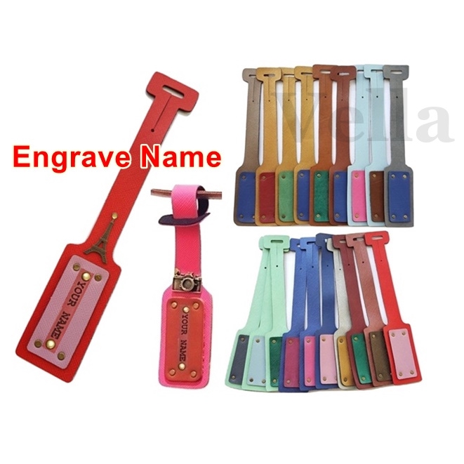 🌸READY STOCK🌸VELLA 3044 Travel Luggage Tag Engrave Name Hand Bag Charm ...