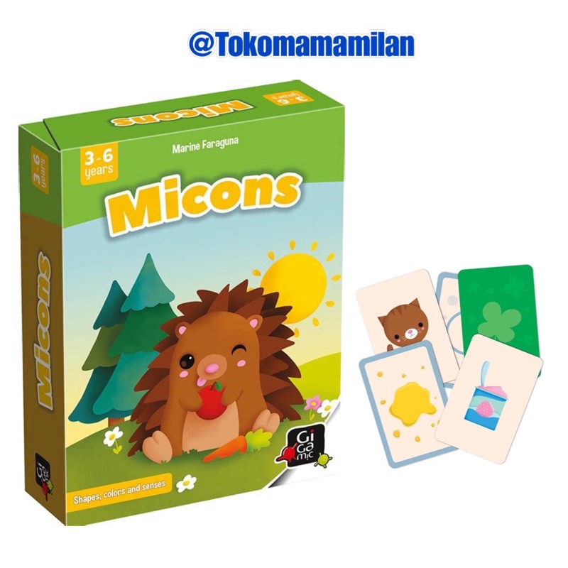 Micons Board Game for 3 Year Old Children | Card Game | Kids Puzzle | Shopee Malaysia