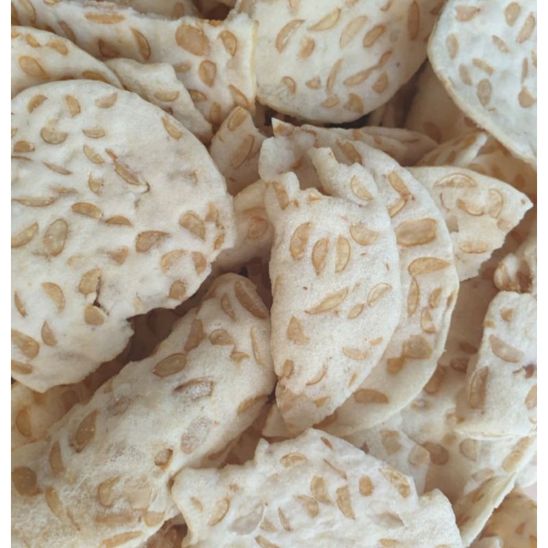 White tempeh chips/agoa tempe 250 grams | Shopee Malaysia