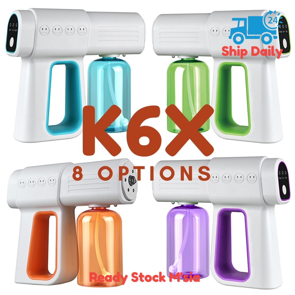 K6X Nano Spray Gun Mist 🔥8 Options🔥READY STOCK🔥SHIP FROM KL🔥 K5 UV Blue ...