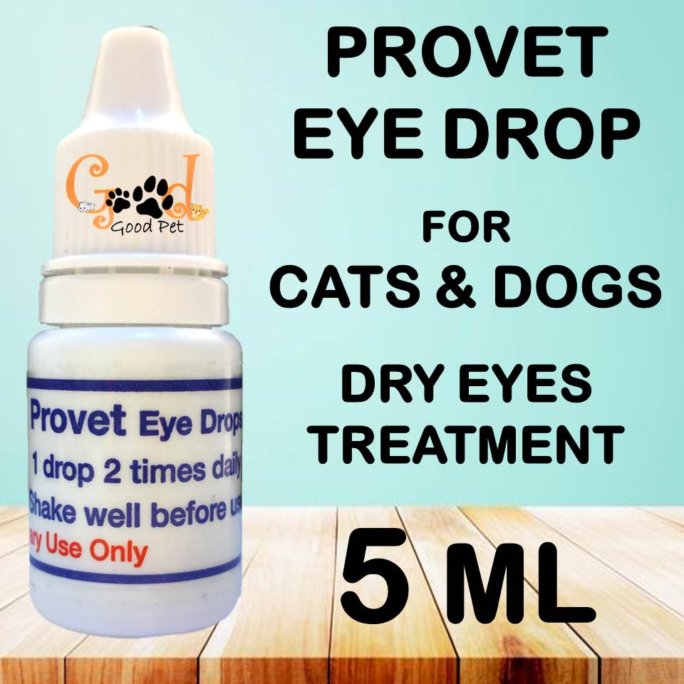 (EXP:04/2027) PROVET Eye Drop for Dogs & Cats -5 ml (Dry Eyes Treatment ...