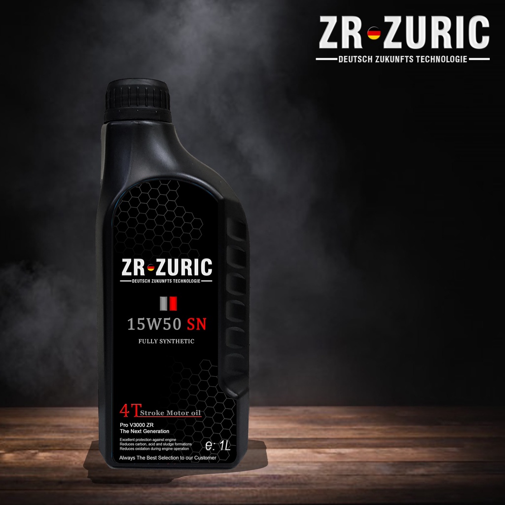 [GERMAN FORMULATION#] ZR 4T SN 15W50 Fully Synthetic Motor Oil 1L ...