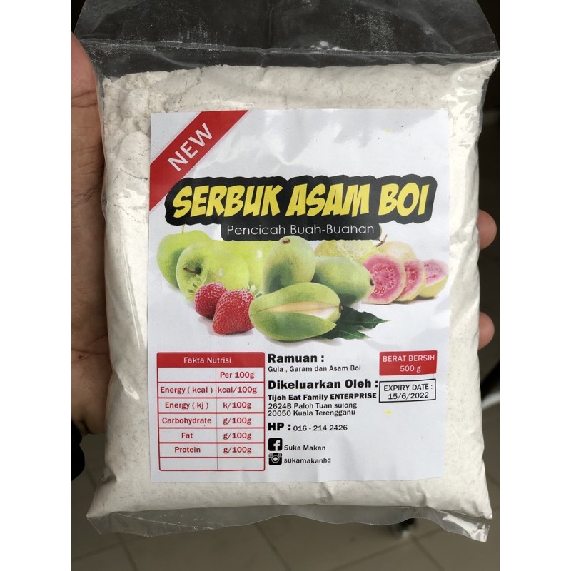 Serbuk asam boi gred AA harga borong 500g (paling sedap) | Shopee Malaysia