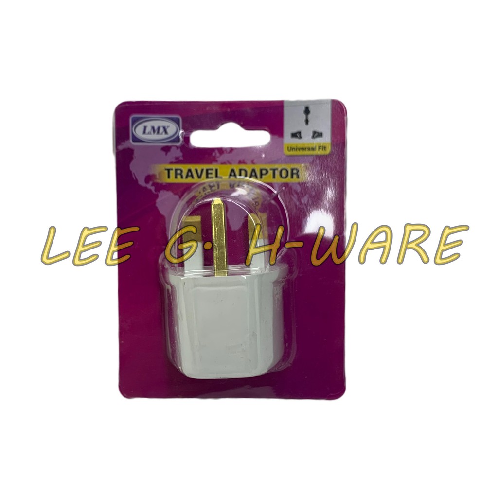 LEMAX 13A 250V Travel Adapter I SIRIM Multi Adapter I 3pin Plug Socket ...