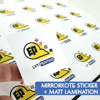 Custom Sticker Printing | PM US Quotation Before Order | Mirrorkote ...