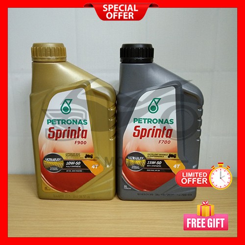PETRONAS SPRINTA F900 & PETRONAS SPRINTA F700 MOTOR ENGINE OIL MINYAK ...