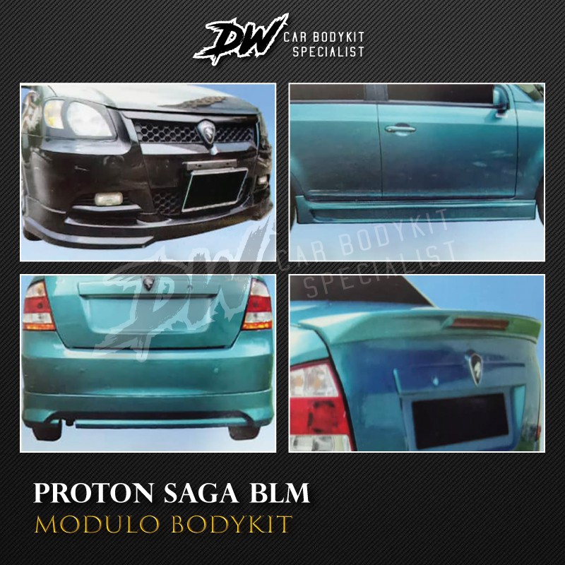 Proton Saga Blm Modulo Bodykit Fullset/Parts | Shopee Malaysia
