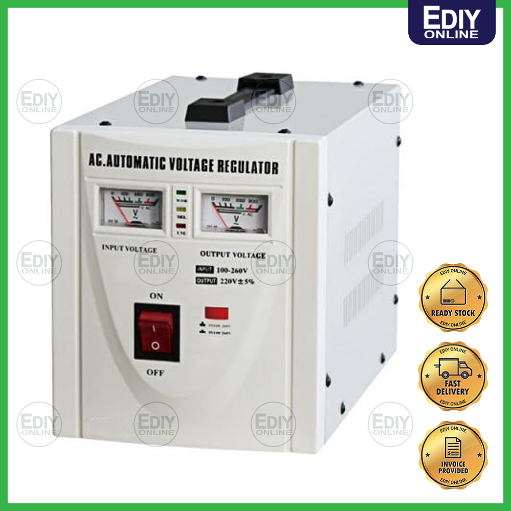 AUTOMATIC POWER VOLTAGE REGULATOR CONVERTER 500VA 1000VA 1500VA 2000VA ...