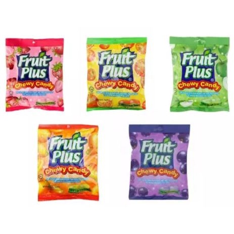 Fruit Plus Chewy Candy / Gula-gula kunyah buah-buahan 水果軟糖 150g ...