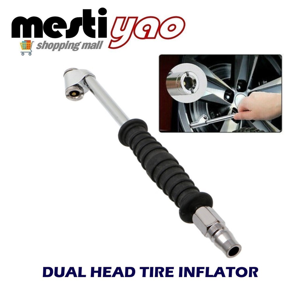 TC-3 Dual Head Tire Inflator/Air Chuck Valve /Tire Air Pump Nozzle ...