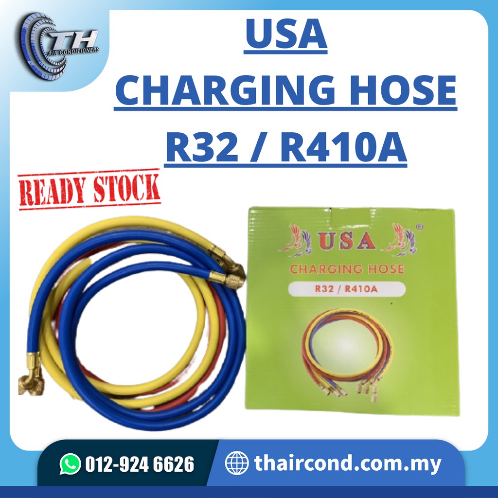 R134a R22 Charging Hose R134a R22 R404a R12 Manifold Gauge Aircond ...