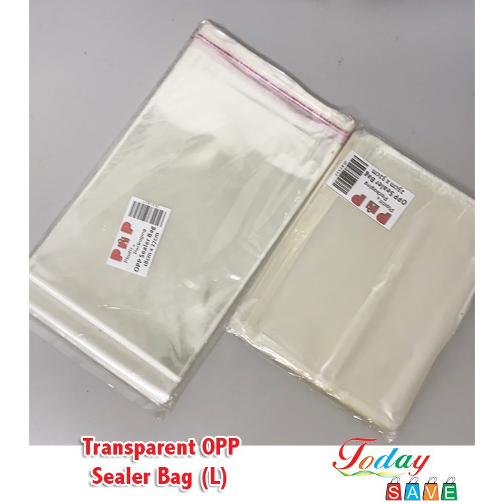 Opp sealer bag L 18x27 , 23x32 plastic bag Transparent Self Adhesive ...
