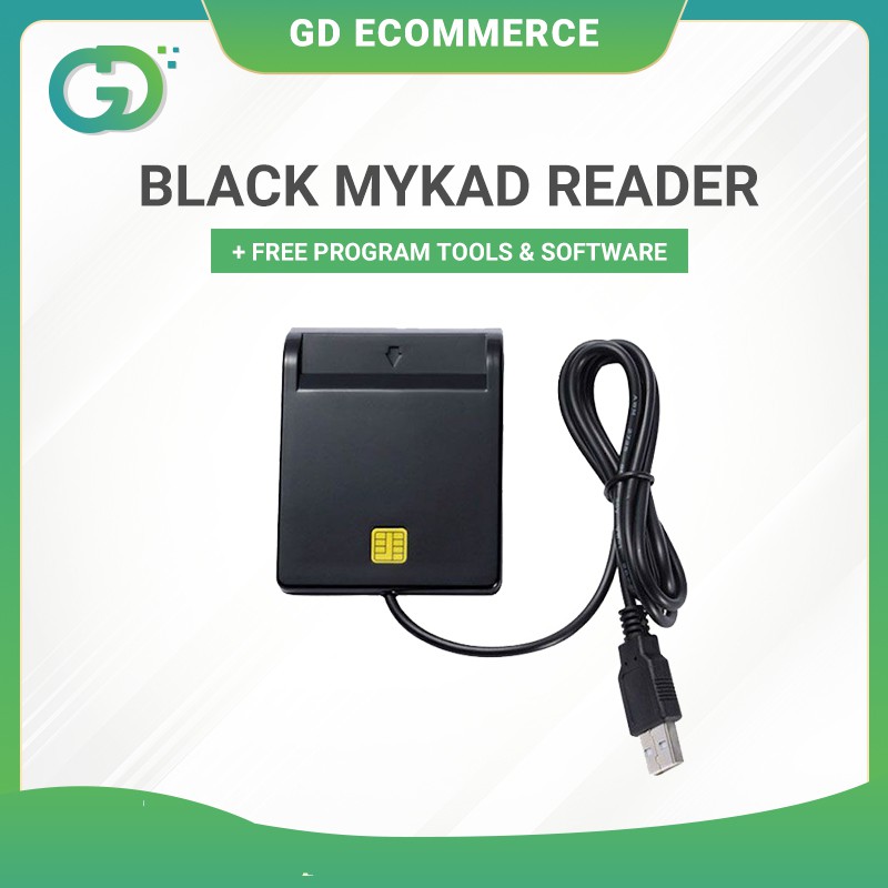 Black MyKad Reader with Software and Programming Tools - Malaysian NRIC ...