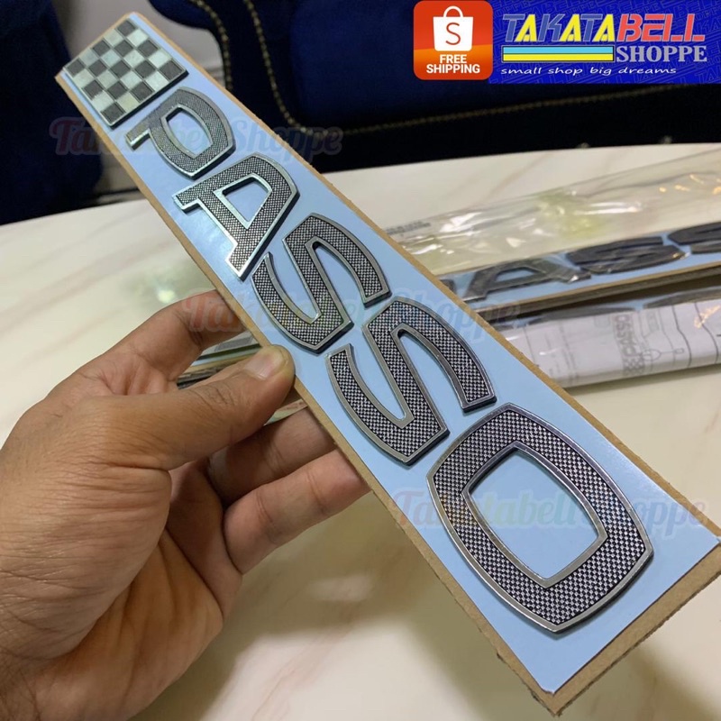 Emblem side passo [Ready stock]/emblem pintu passo/passo racy/passo ...