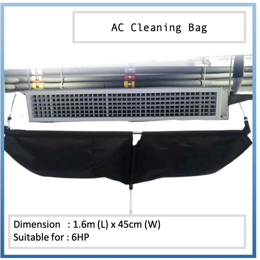 Aircond Cassette Ceiling Type Cleaning Pouch Bag Cover Cleaning Tool ...