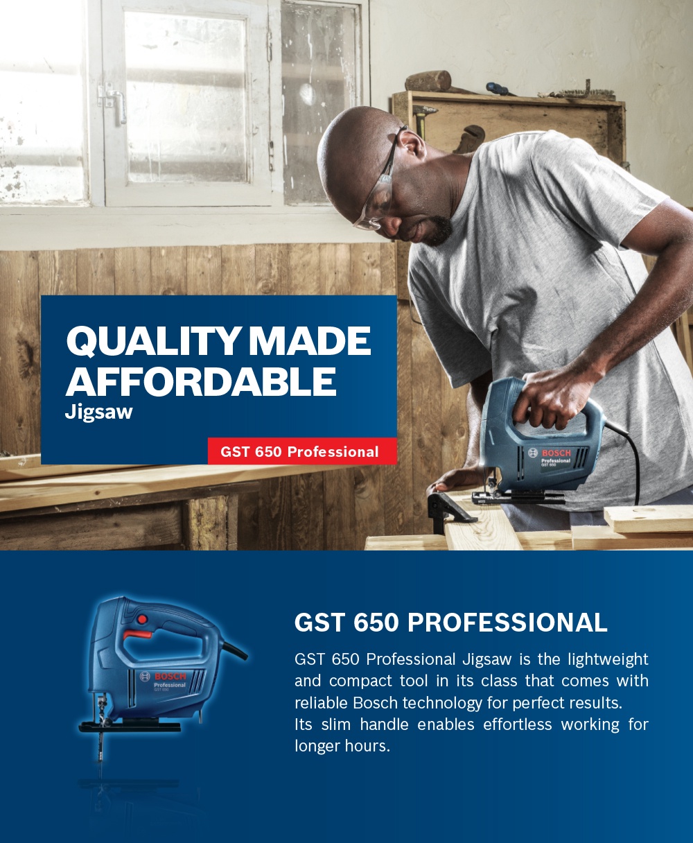 BOSCH GST 650 Professional Jigsaw T111C Blade (1 Pcs) - 06015A80L0 ...
