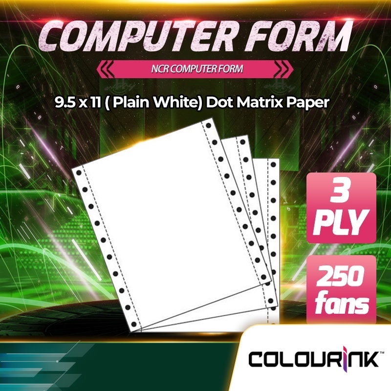 ColourInk NCR Computer Form 1 Ply ｜1 Ply 2UP｜2Ply｜2 Ply 2UP｜3 Ply｜3 Ply ...