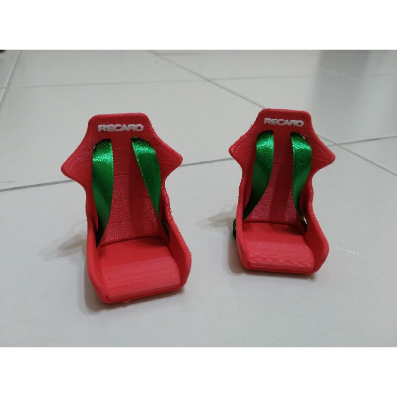 WPL D12 custom Recaro bucket seat takata seat belt look like for rc ...