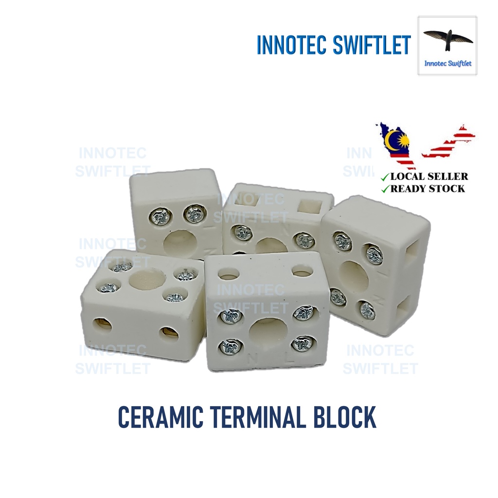 𝗖𝗲𝗿𝗮𝗺𝗶𝗰 𝗧𝗲𝗿𝗺𝗶𝗻𝗮𝗹 𝗕𝗹𝗼𝗰𝗸 𝗳𝗼𝗿 𝗛𝗶𝗴𝗵 𝗩𝗼𝗹𝘁𝗮𝗴𝗲 | Shopee Malaysia
