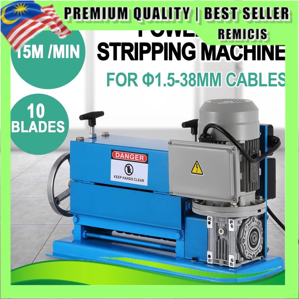Professional 38mm Cable Wire Stripping Machine with Adjustable Blades ...